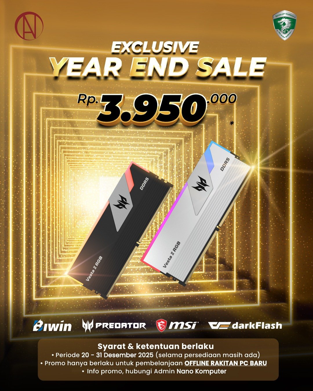 NK Gaming Machine Puck X AAA AMD AM5 N5060 32G1T – Nano Komputer